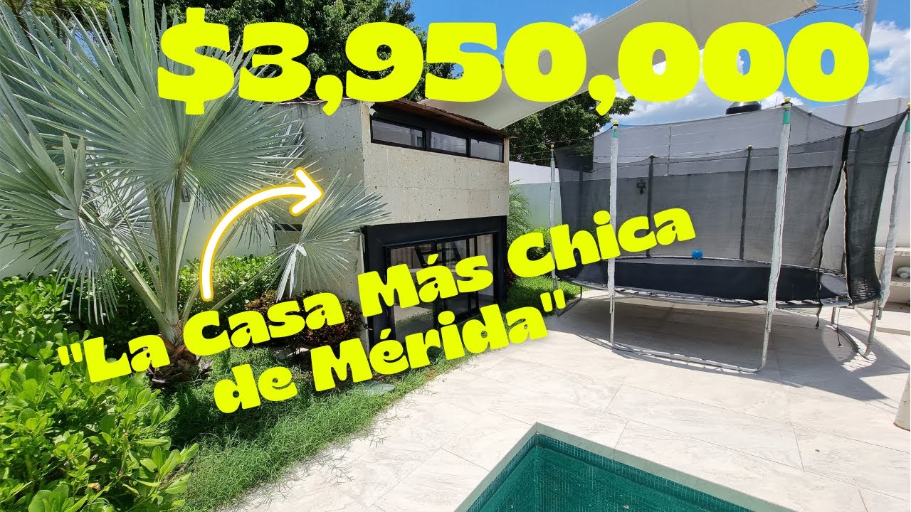 La Casa Más Chica de Mérida Yucatán. Equipada con 4 Habitaciones y ...