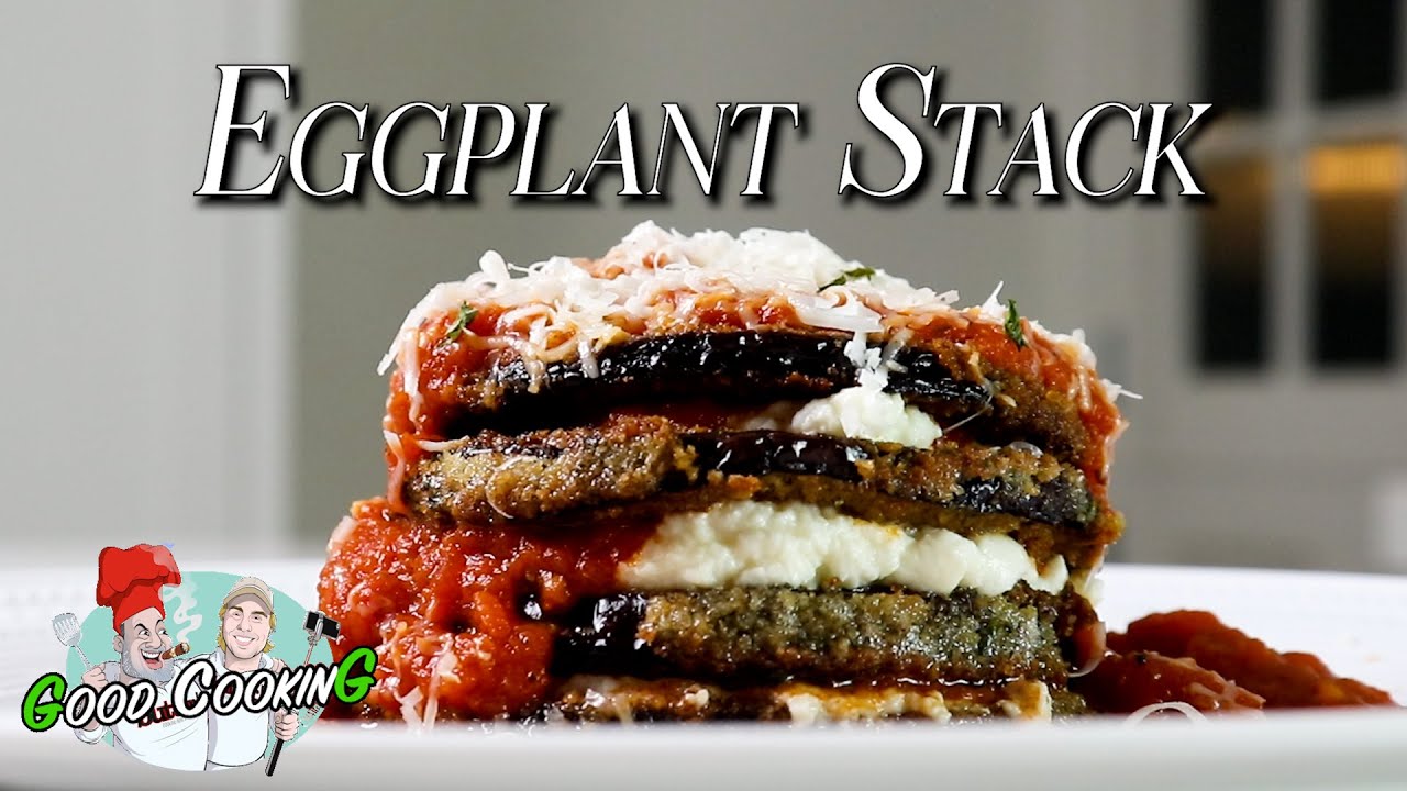 How to Make an Eggplant Stack - YouTube