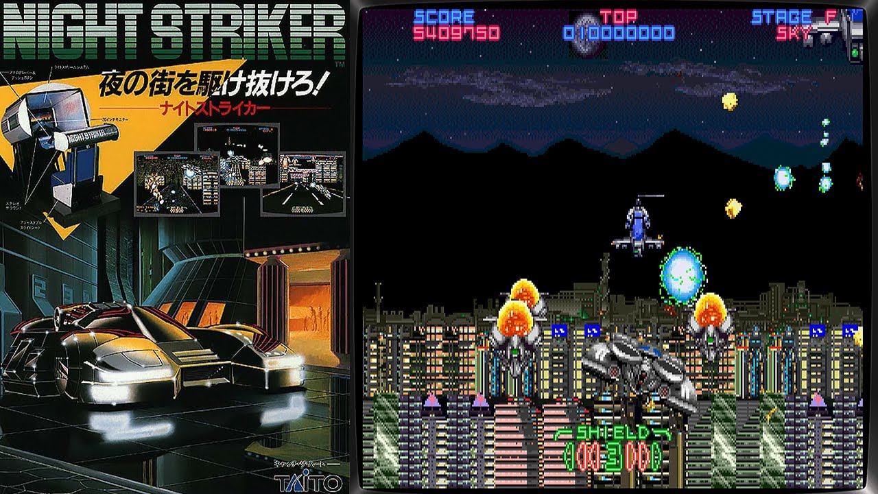 Arcade (053) Night Striker (1989) Longplay (Taito) - YouTube