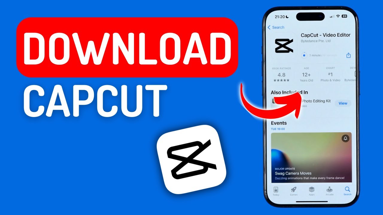 How to Download & Install Capcut on iPhone & Android - YouTube