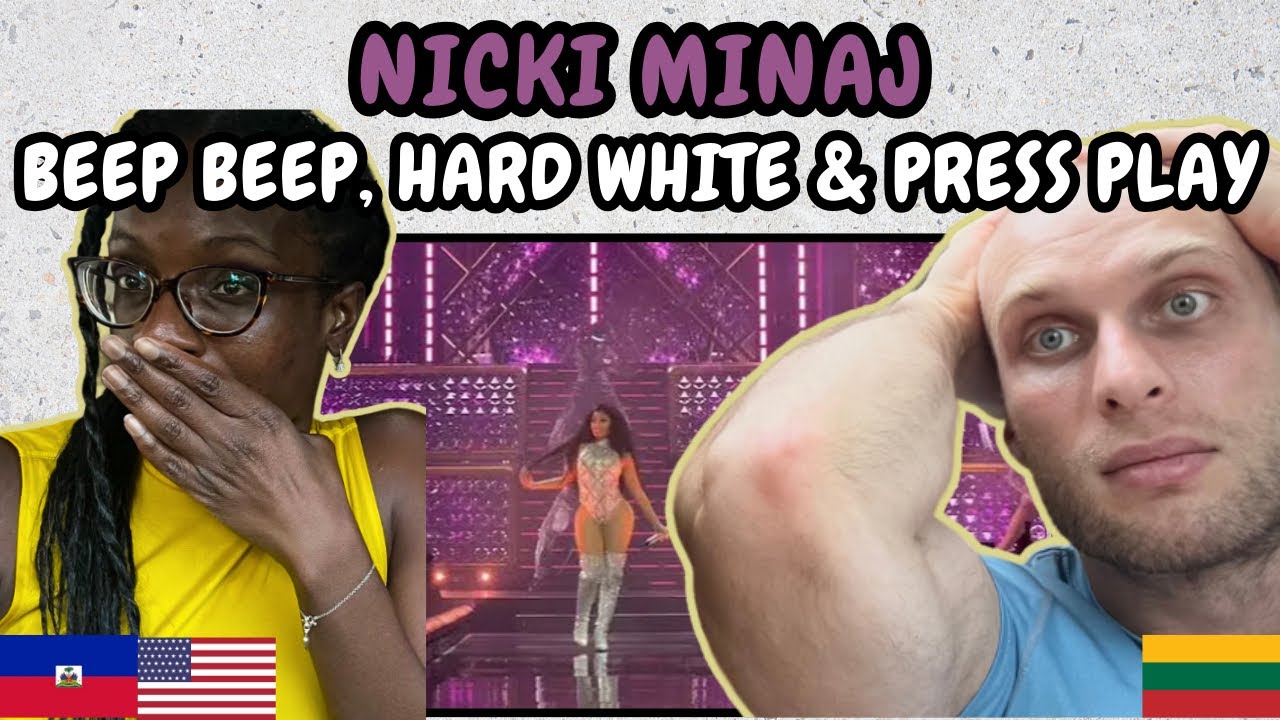 REACTION TO Nicki Minaj - Beep Beep/Hard White/Press Play (Live from ...