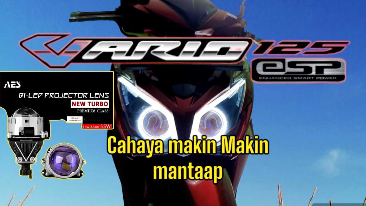VARIO 125 Super old Pasang BiLED AES Turbo Gen 2 | Hadi Sutrisno - YouTube