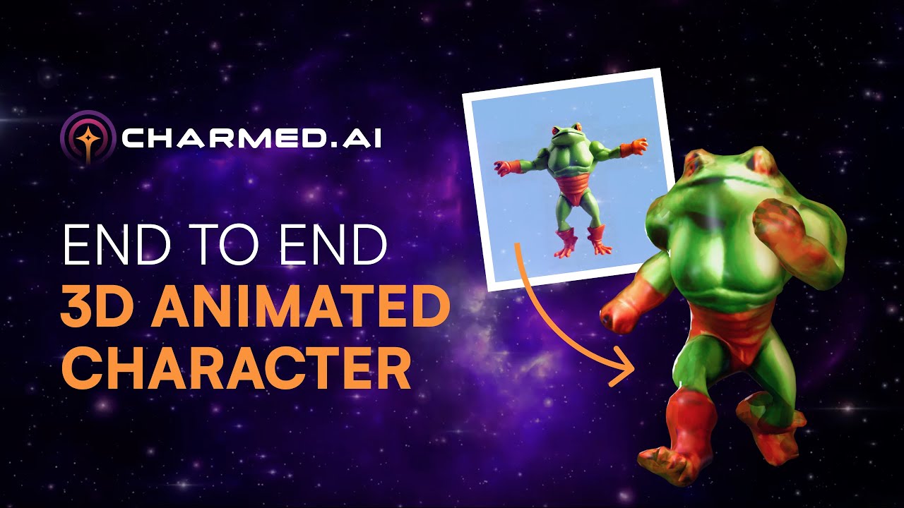 How to make a 3D animated character with Charmed - YouTube