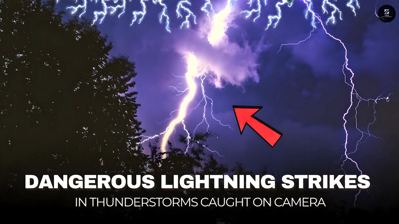 Top 5 Best Dangerous Lightning Strikes in thunderstorms caught on ...