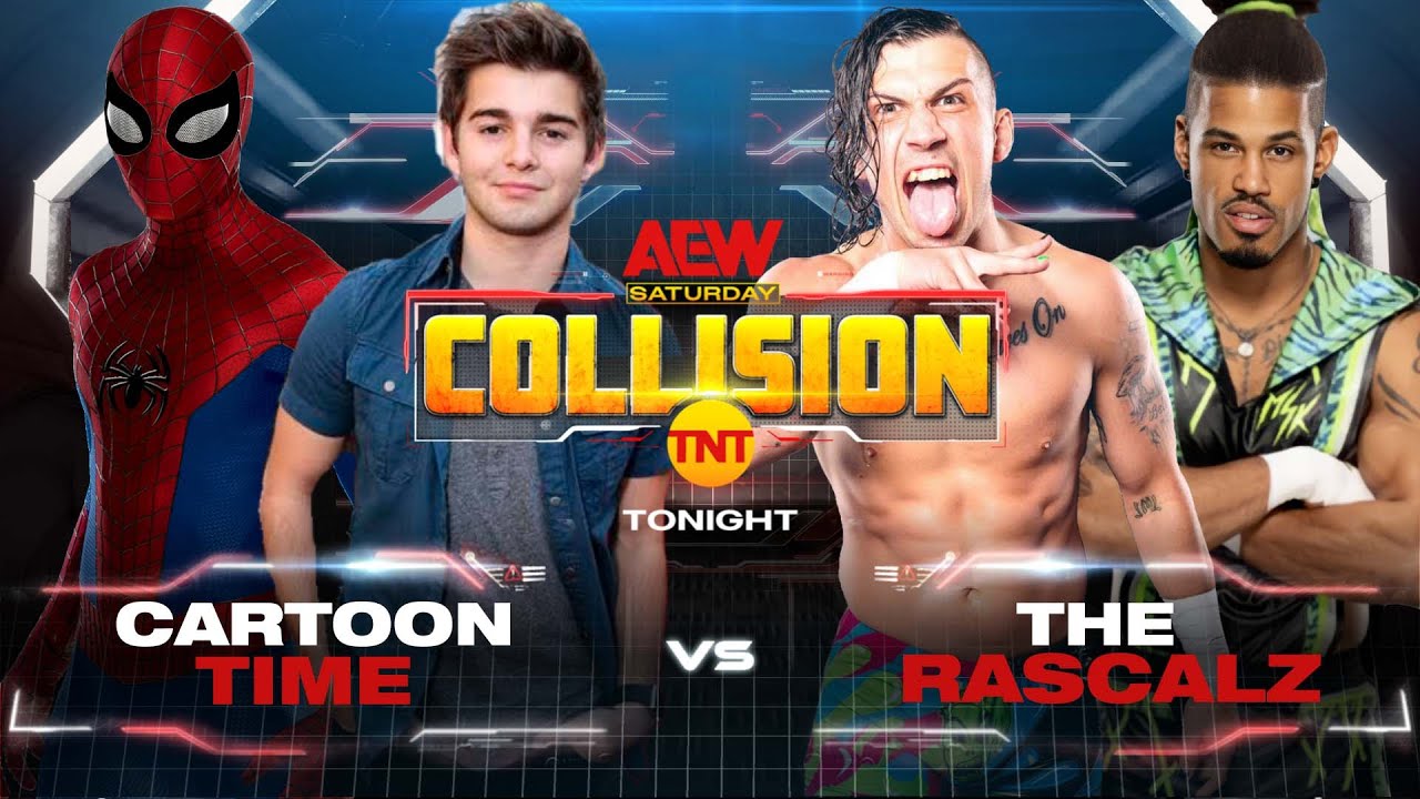 AEW Collision - Cartoon Time vs. The Rascalz - YouTube