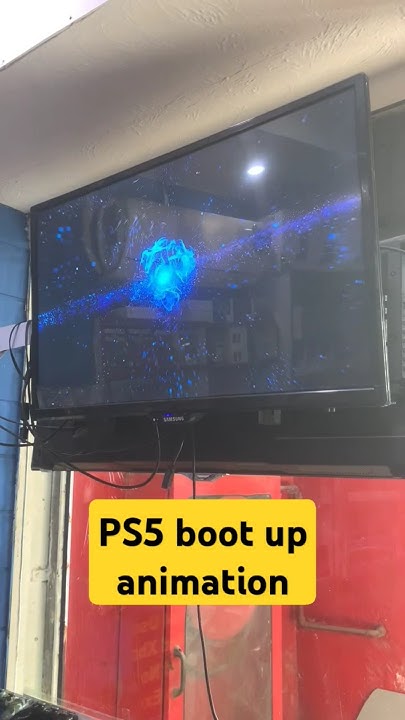 PlayStation 5 boot up animation #ps5gameplay #ps5 - YouTube