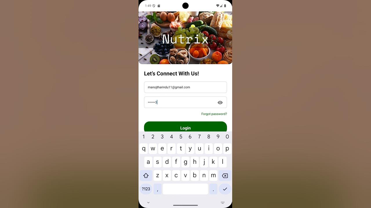 Nutrix | React-Native Demo App #demo #reactnative #mobile - YouTube