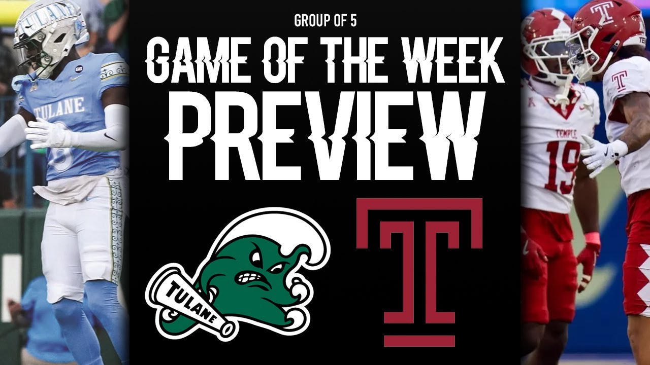Temple vs. Tulane Predictions! - G5 Game Of The Week | Play The Fight ...