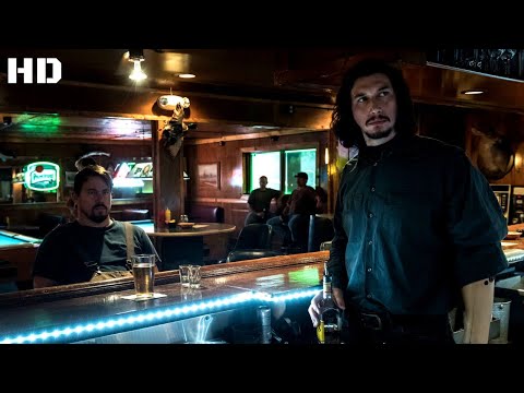 One Armed Kylo Ren Gets Into a Bar Fight | Logan Lucky | Bar Scene
