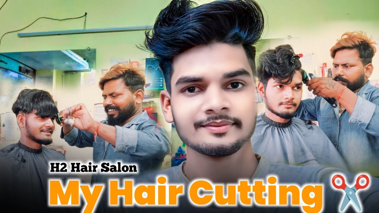 finally hair cutting ️ Ho Gaya | h2 hair salon| ashish arijit vlogs ...