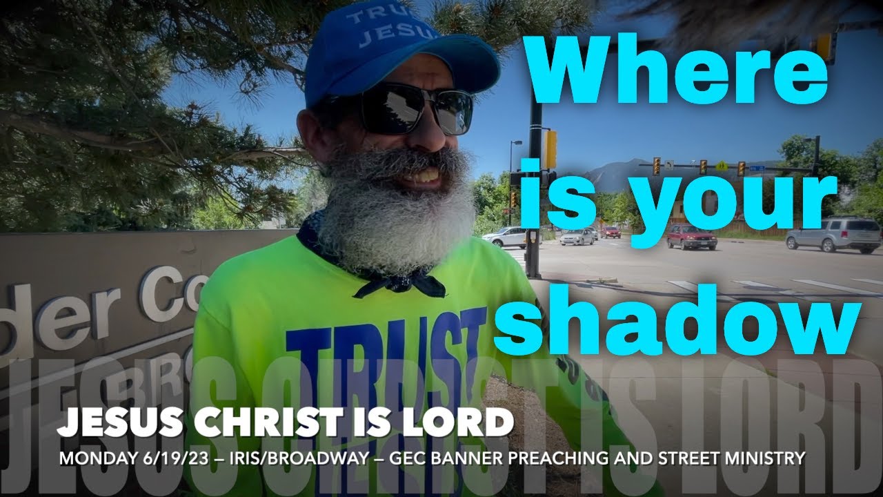 ️ "Where is your shadow" | —JOHN CHOQUE. Street Preacher. Founding ...