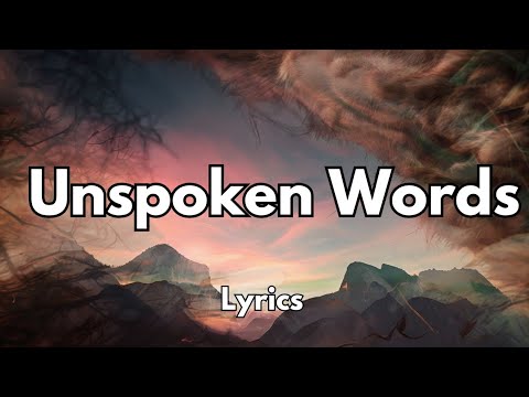 Unspoken words 💞 (Lyrics) |English| Romantic and Emotional Song 🎵 - YouTube