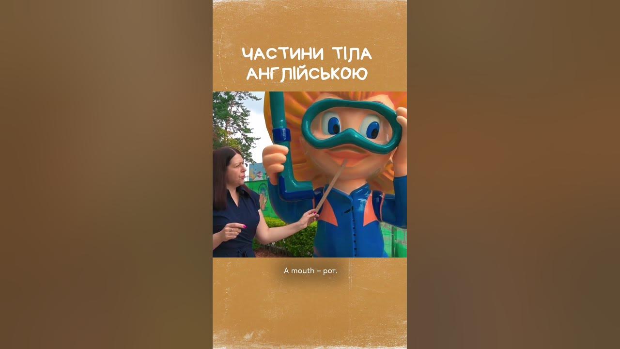 Англійська для 1 класу Частини тіла англійська Youtube