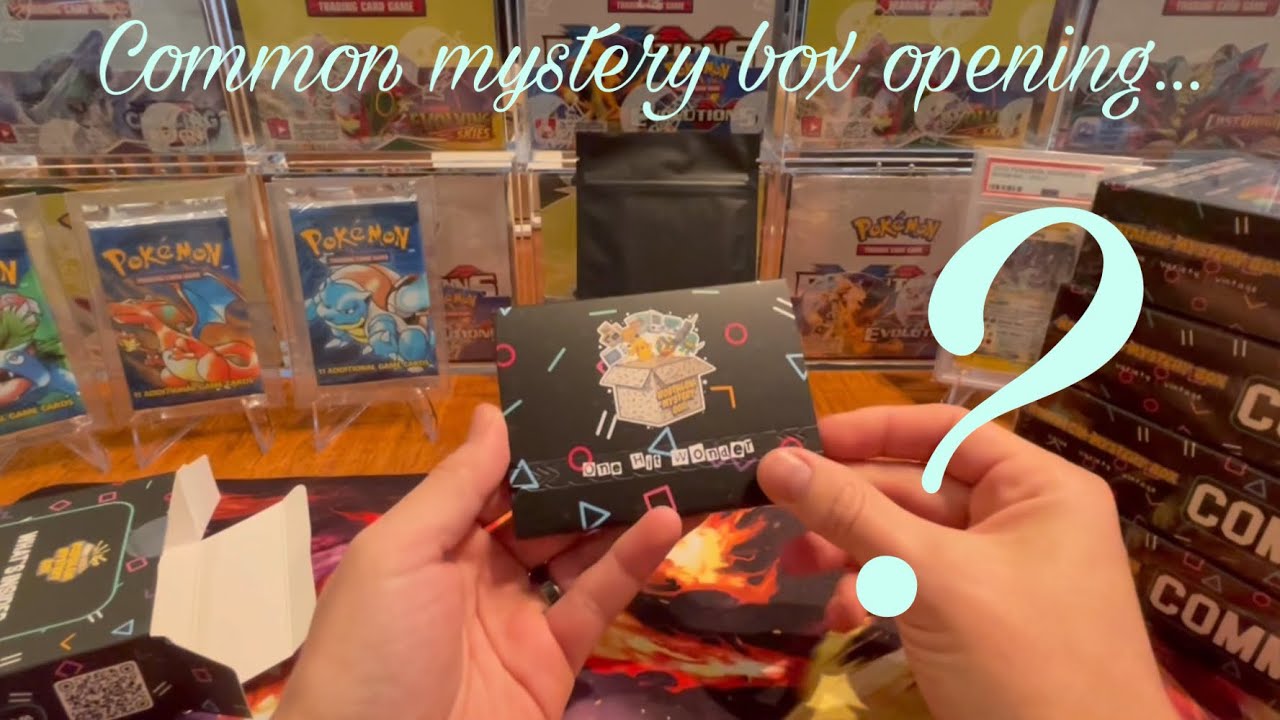 Common mystery box opening! - YouTube