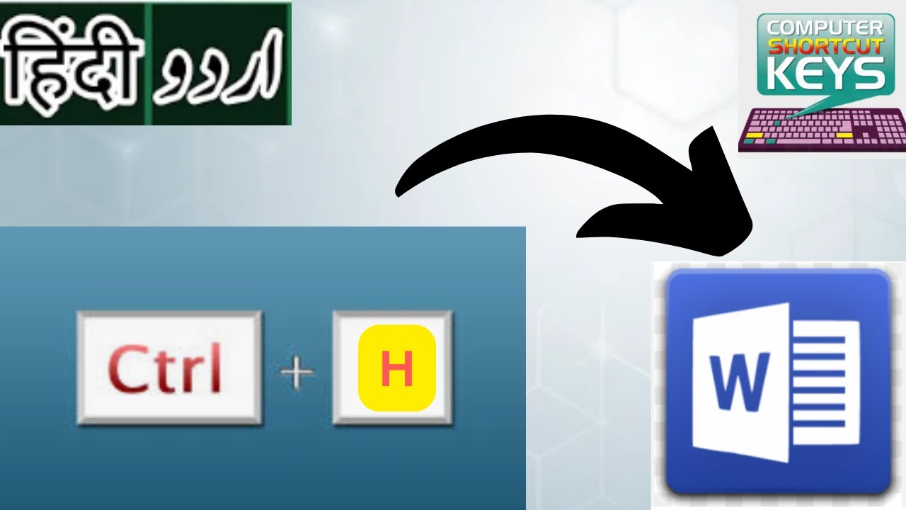 Ctrl+H Ko MS Word My Kesy Use Kry | MS Word Tutorials - YouTube