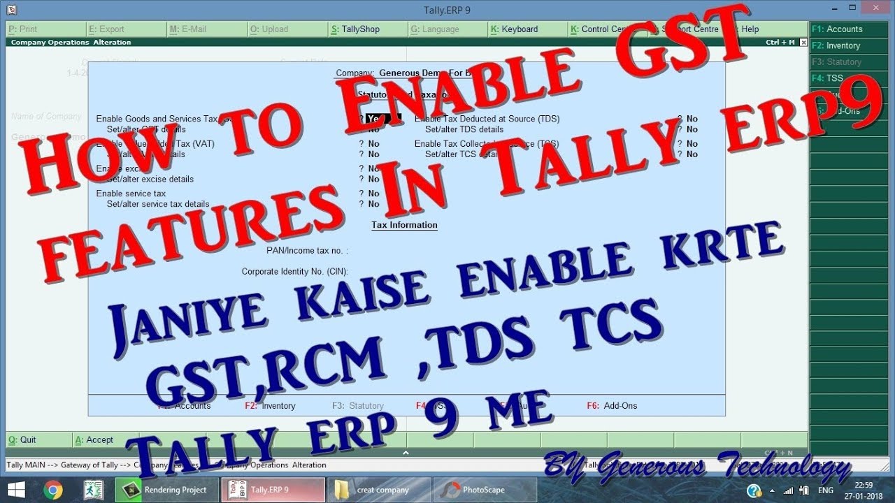 How To Enable GST Features In Tally ERP 9 YouTube how-to-enable-gst-features-in-tally-erp-9-youtube