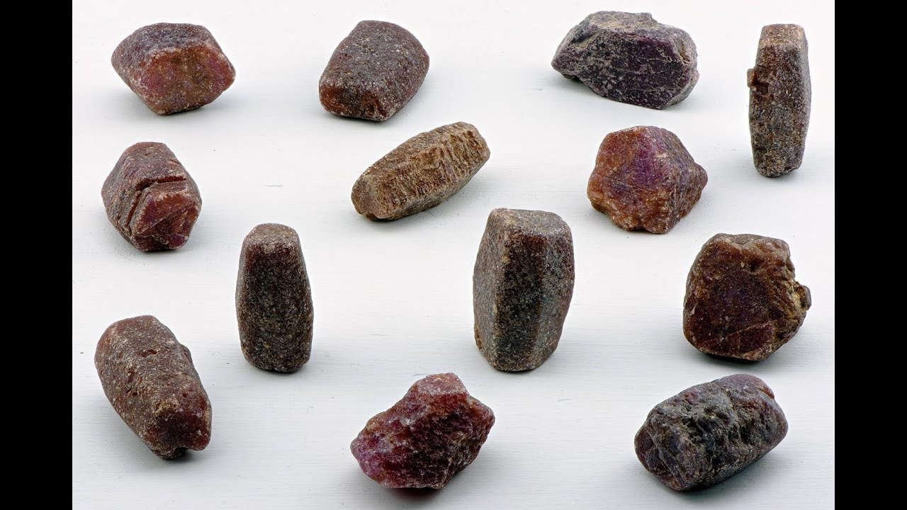 Corundum Gem's Stone's Colours of beautiful Stones - YouTube