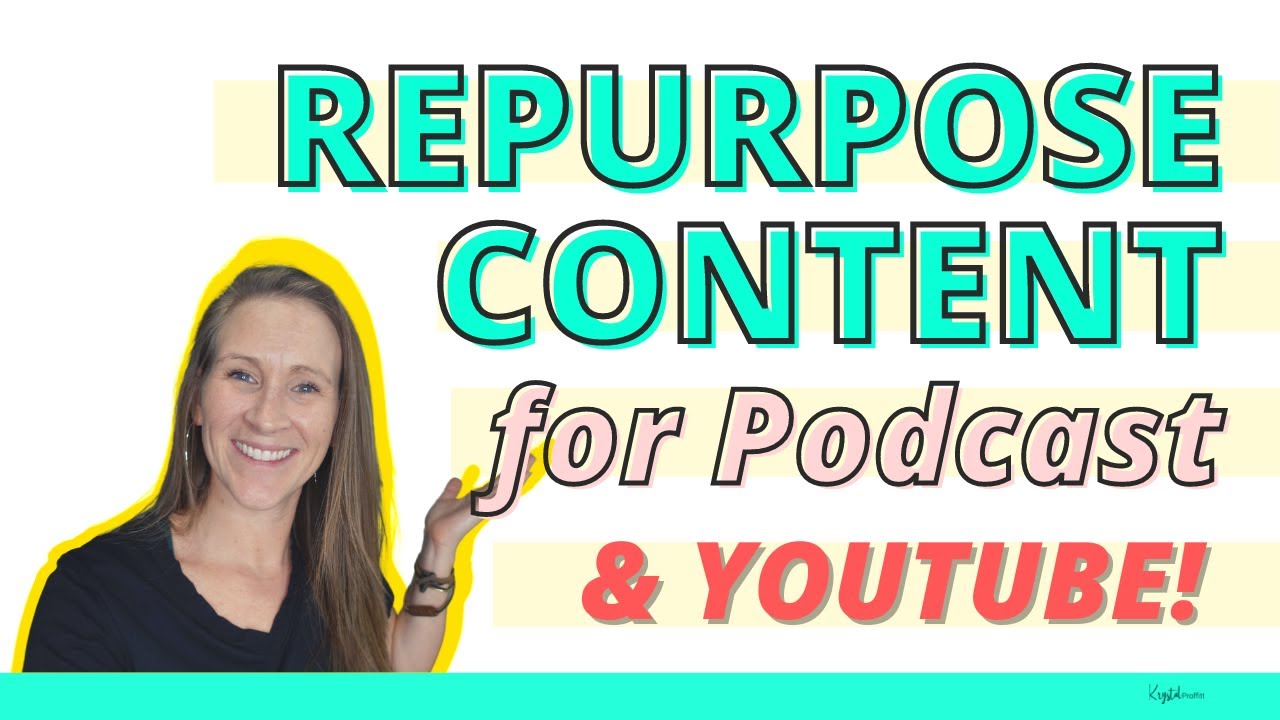 Repurposing Content - Podcast and YouTube - YouTube