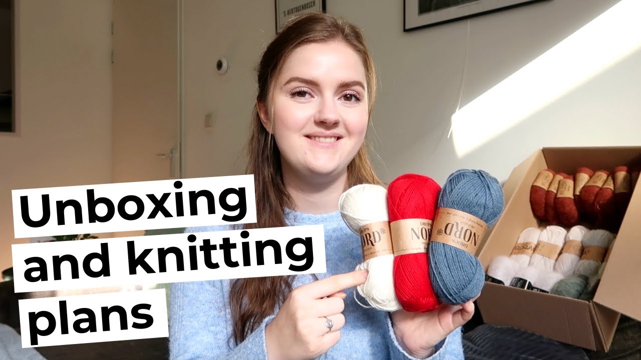 Unboxing yarn and sharing my knitting plans - YouTube