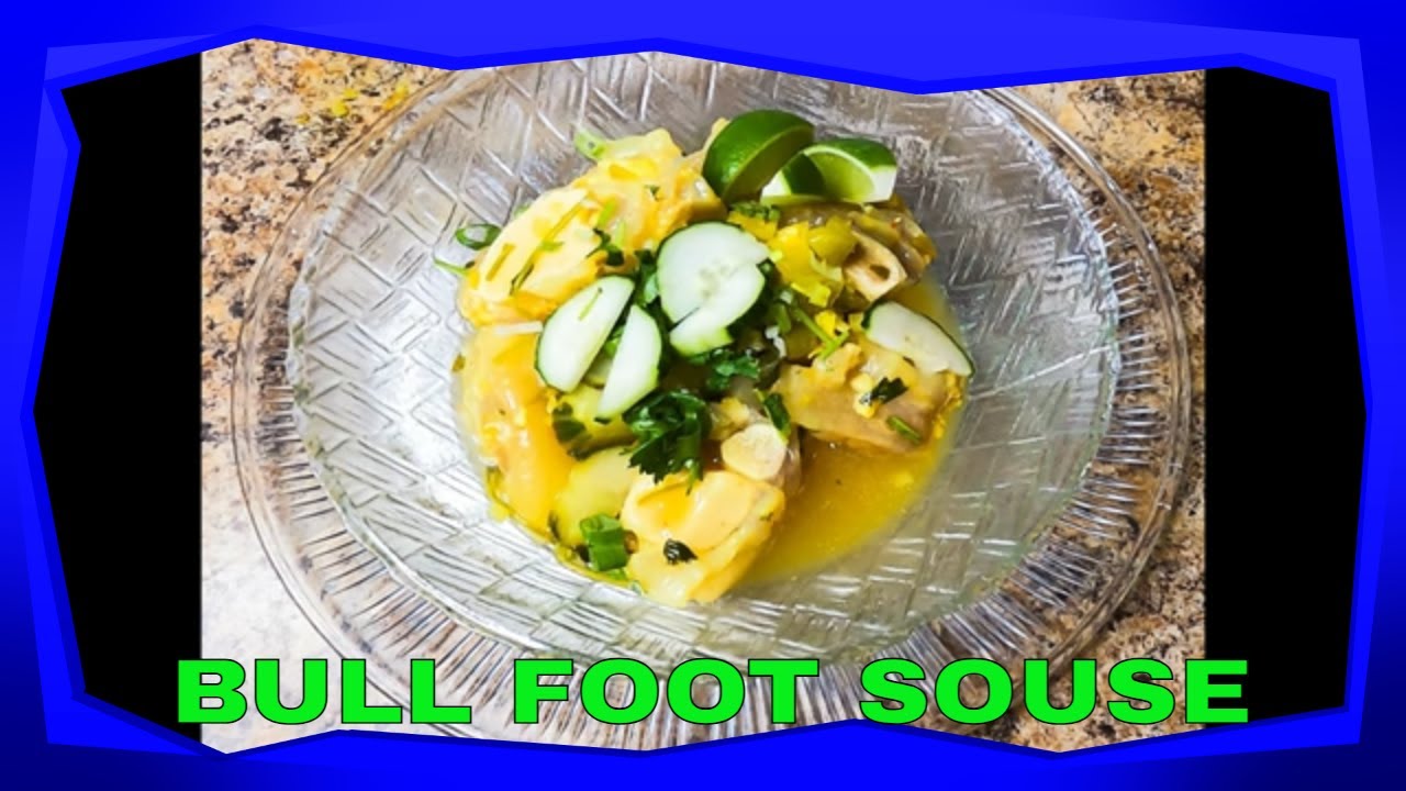 Delicious Caribbean Bull Foot Souse - Learn How To Make It! - YouTube