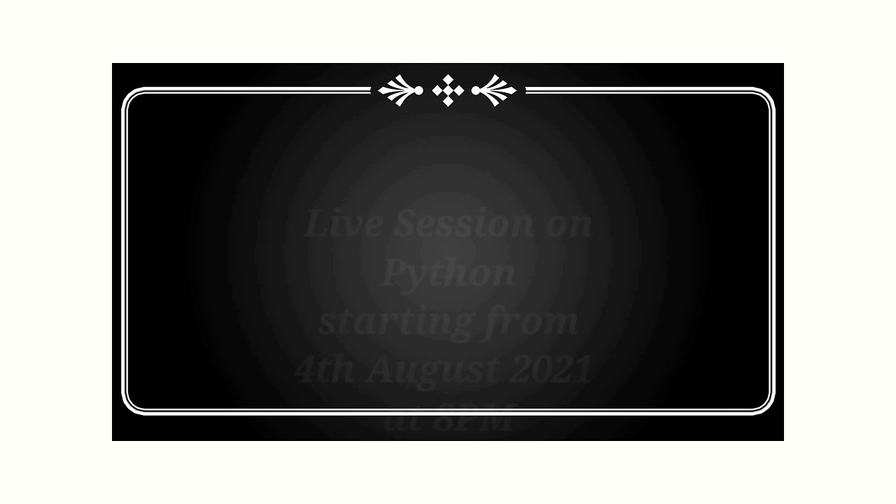 Python Live Classes Connect - YouTube