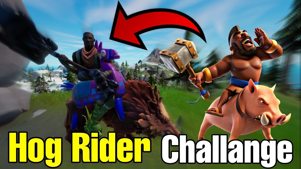 *Lehetetlen* Fortnite Kihívás?? | Hog Rider Challange 🐖 - YouTube