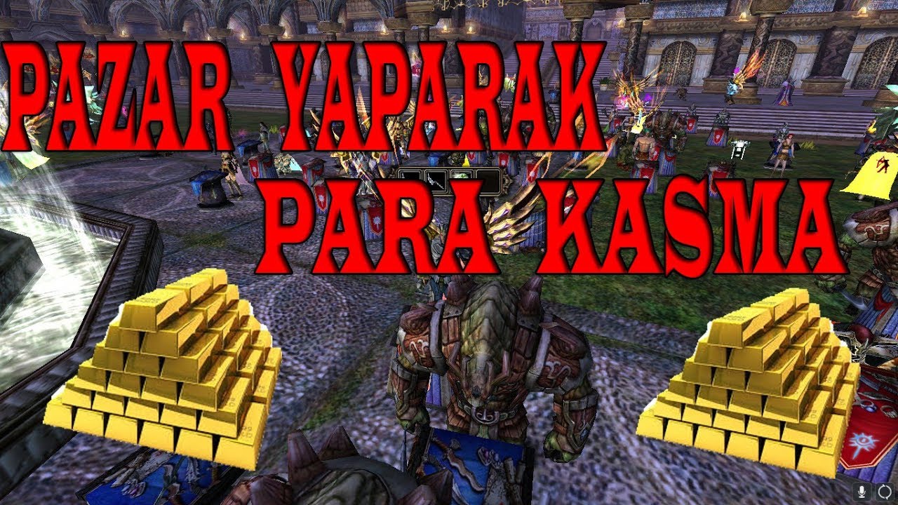 Knight Online | Pazar Yaparak Para Kasma | Günde 1 Gb - YouTube