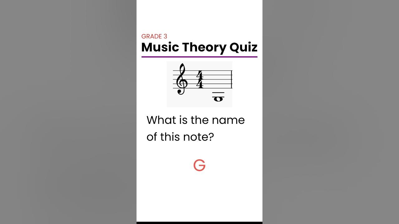 Music Theory Quiz! - YouTube