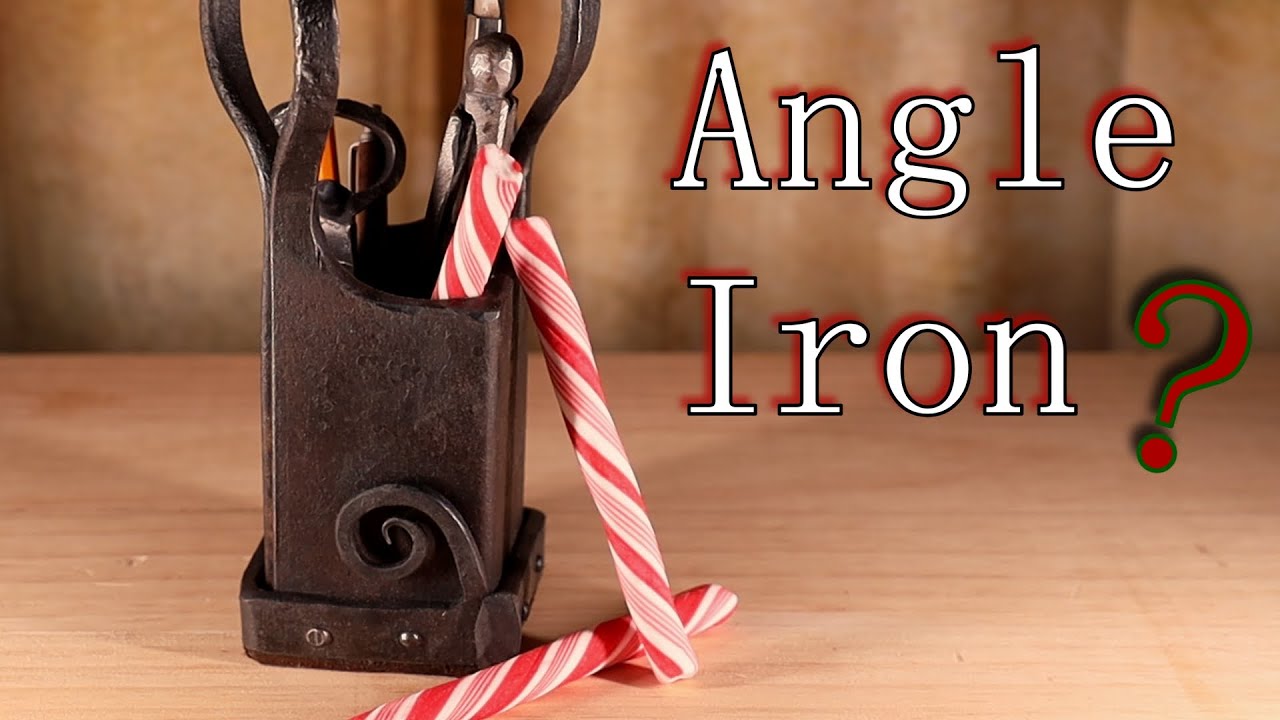 Using old Angle Iron to create an Interesting Forged Container - YouTube