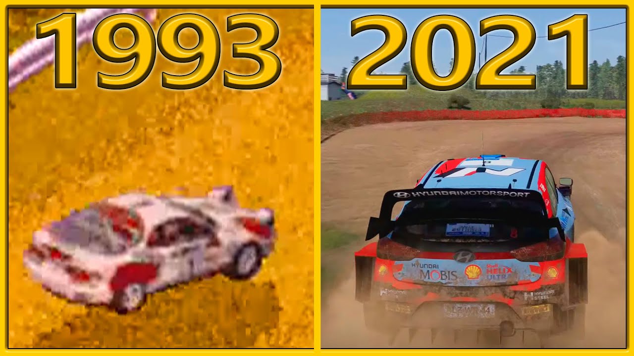 Evolution of WRC Games 1993-2021 - YouTube