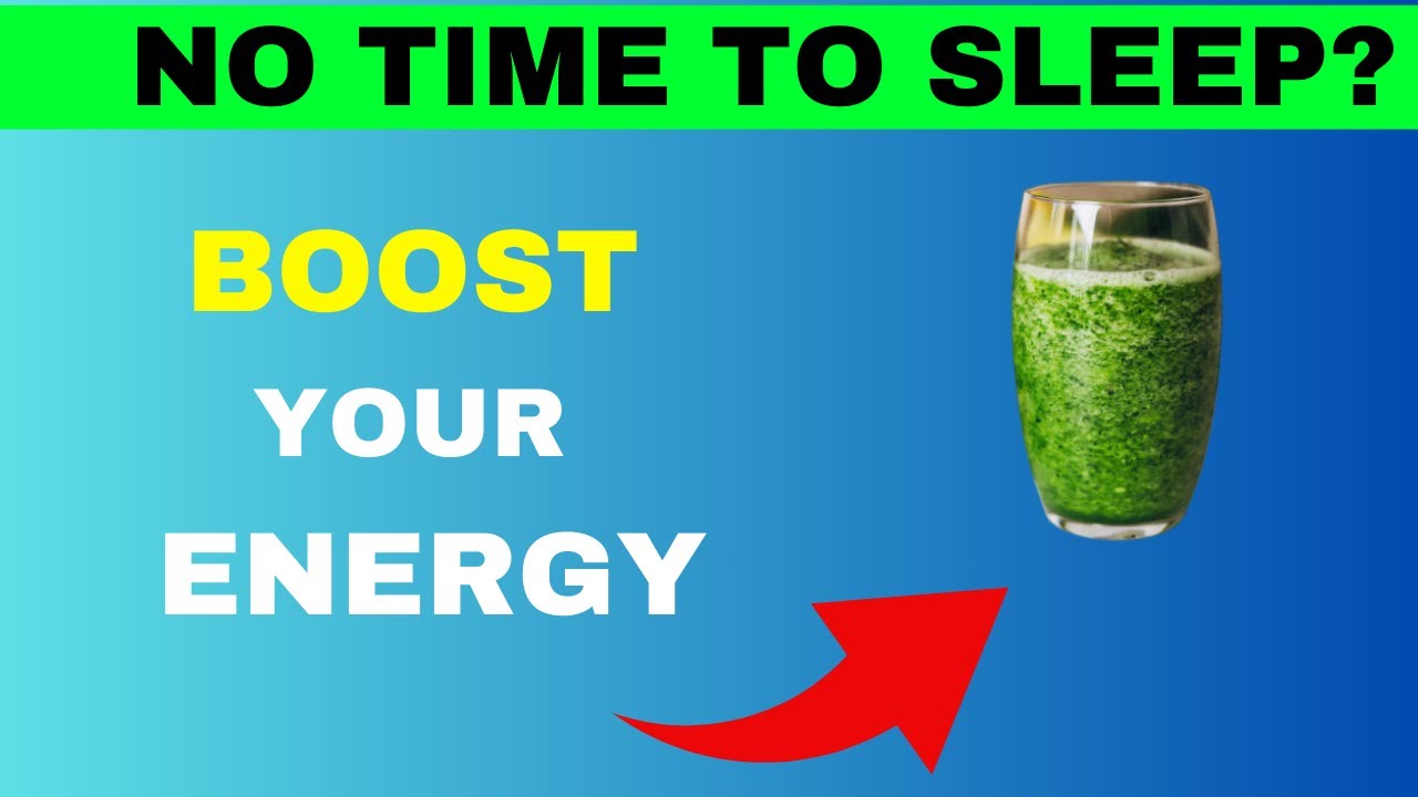 How to get MORE Energy with Less SLEEP |Boost your Energy Level - YouTube