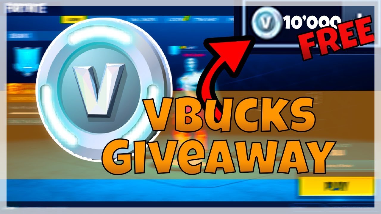 FREE VBUCKS GIVEAWAY IN Fortnite: Battle Royale (*OPEN*) - YouTube