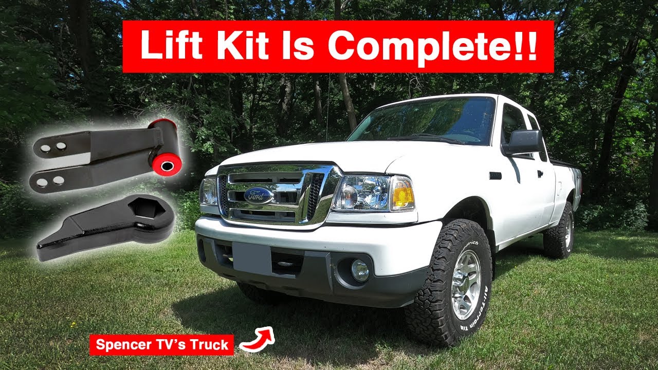 The Ranger Is Lifted & Perfectly Level | Adjustable Rear Shackle ...