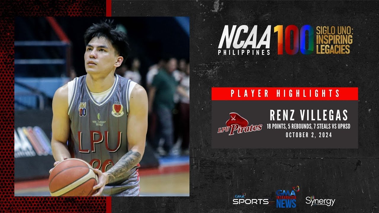 Player of the Game - Renz Villegas vs Perpetual | NCAA Season 100 - YouTube