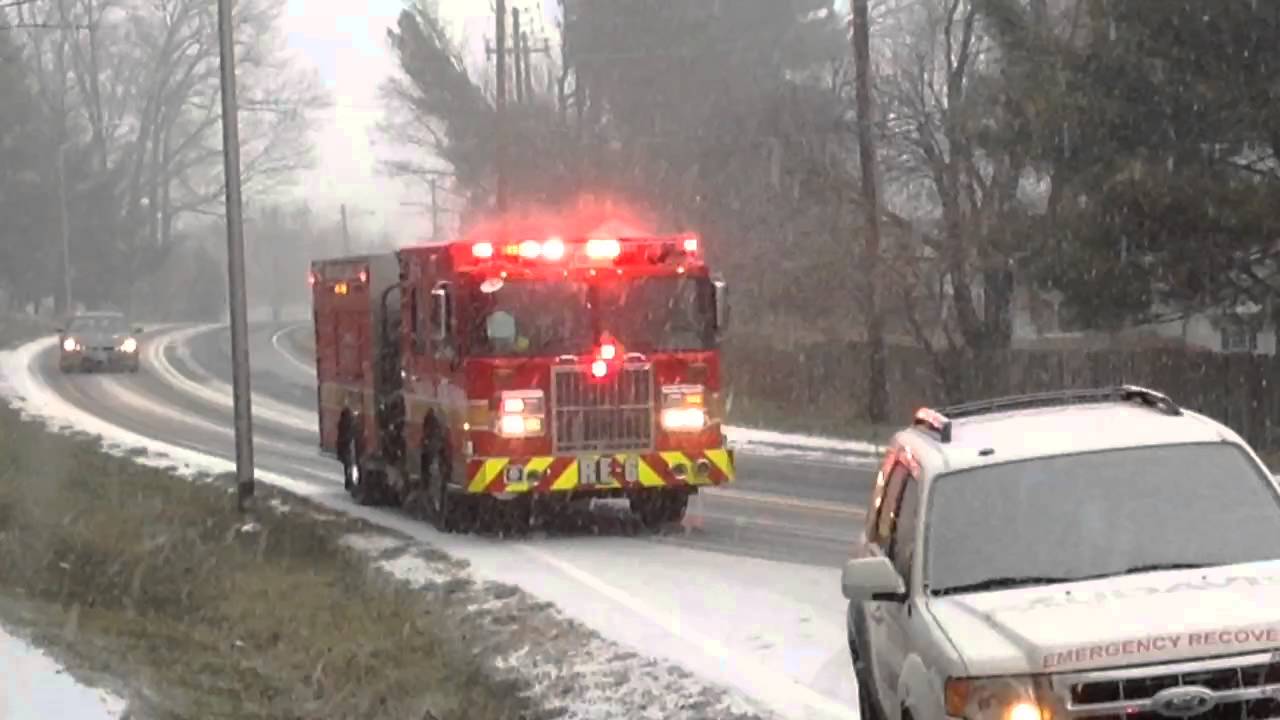 2008 MCFRS Reserve Engine 6/ Paramedic Engine 732 Arriving On Scene Of ...