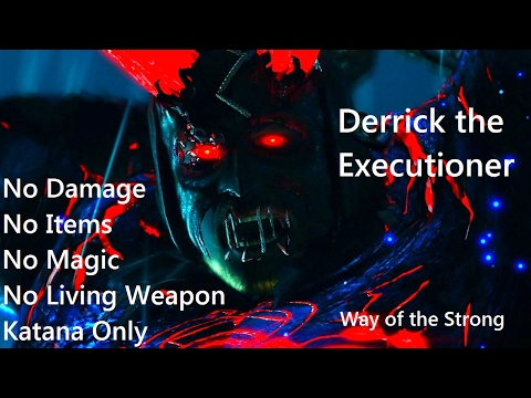 Nioh - Derrick the Executioner - No Damage No Items No Magic New Game +