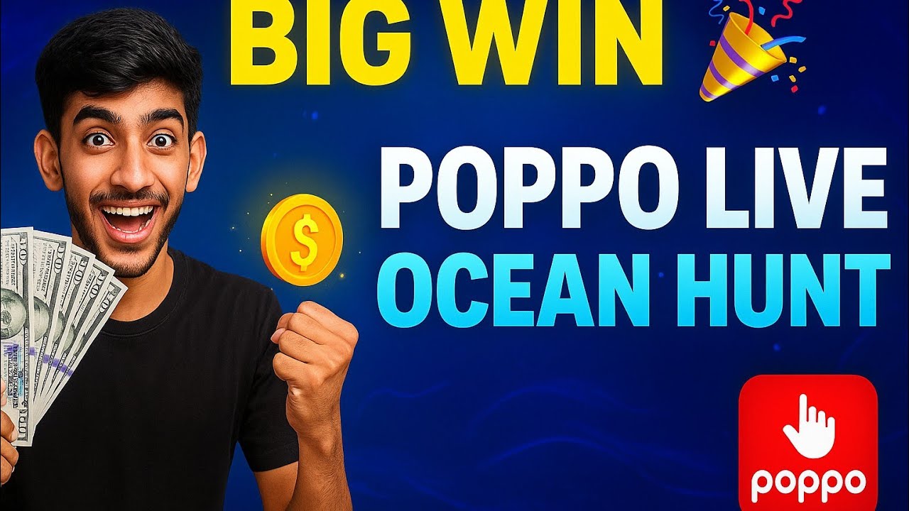Poppo Live Ocean Hunt 2025 | BIG WIN 💰 Real Gameplay & Tricks # ...
