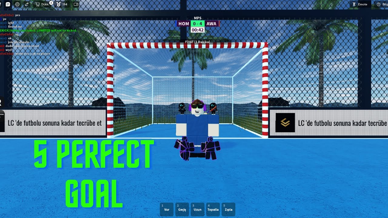 5 PERFECT GOAL(ROBLOX MPS FUTSAL) - YouTube