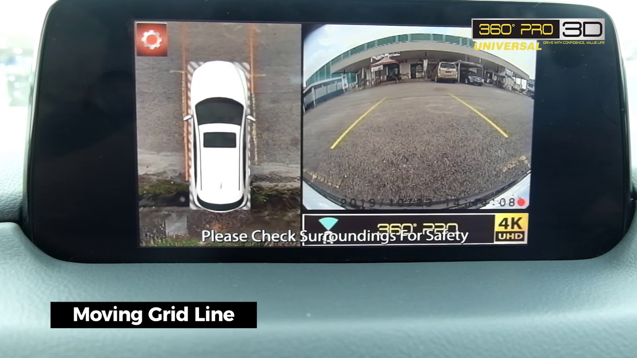 HANNS 360 Camera System for All Car Model (universal) - YouTube