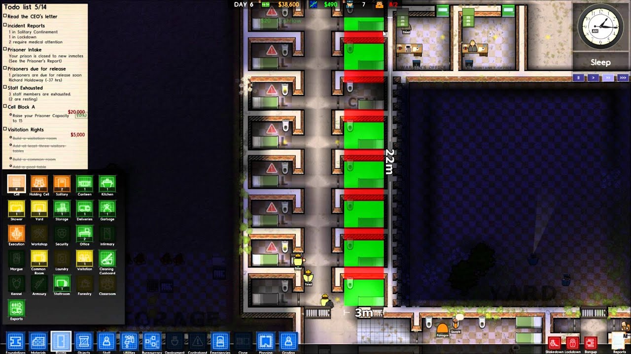 Prison Architect - Episode 6 - Ready for Intake - YouTube