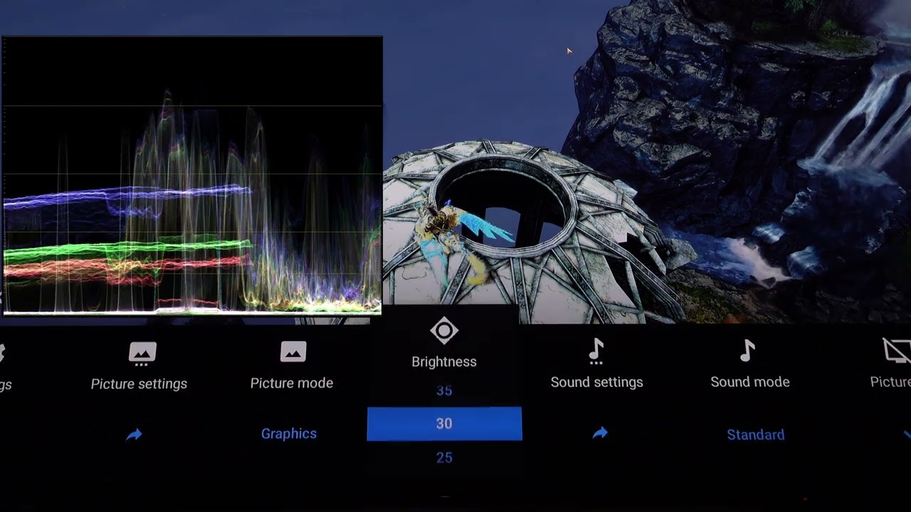 Test of Sony A95K OLED dimming during gaming on Windows (SDR game in ...