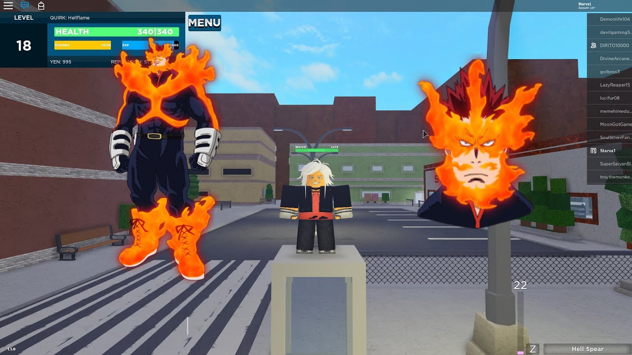 HellFlame showcase legendary Power My hero academia Final Ember - YouTube