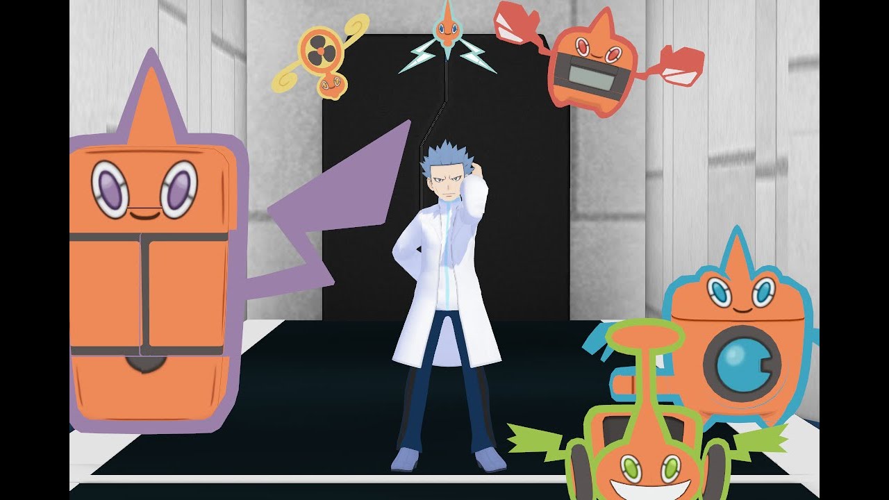 【Pokemon MMD】原創AU:洛托姆道館與館主赤日 Original AU: Rotom Gym & Gym Leader Cyrus ...