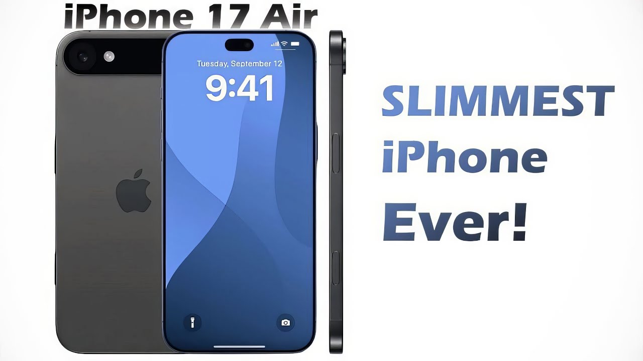 iPhone 17 Air (Slim) - The SLIMMEST iPhone EVER! - YouTube