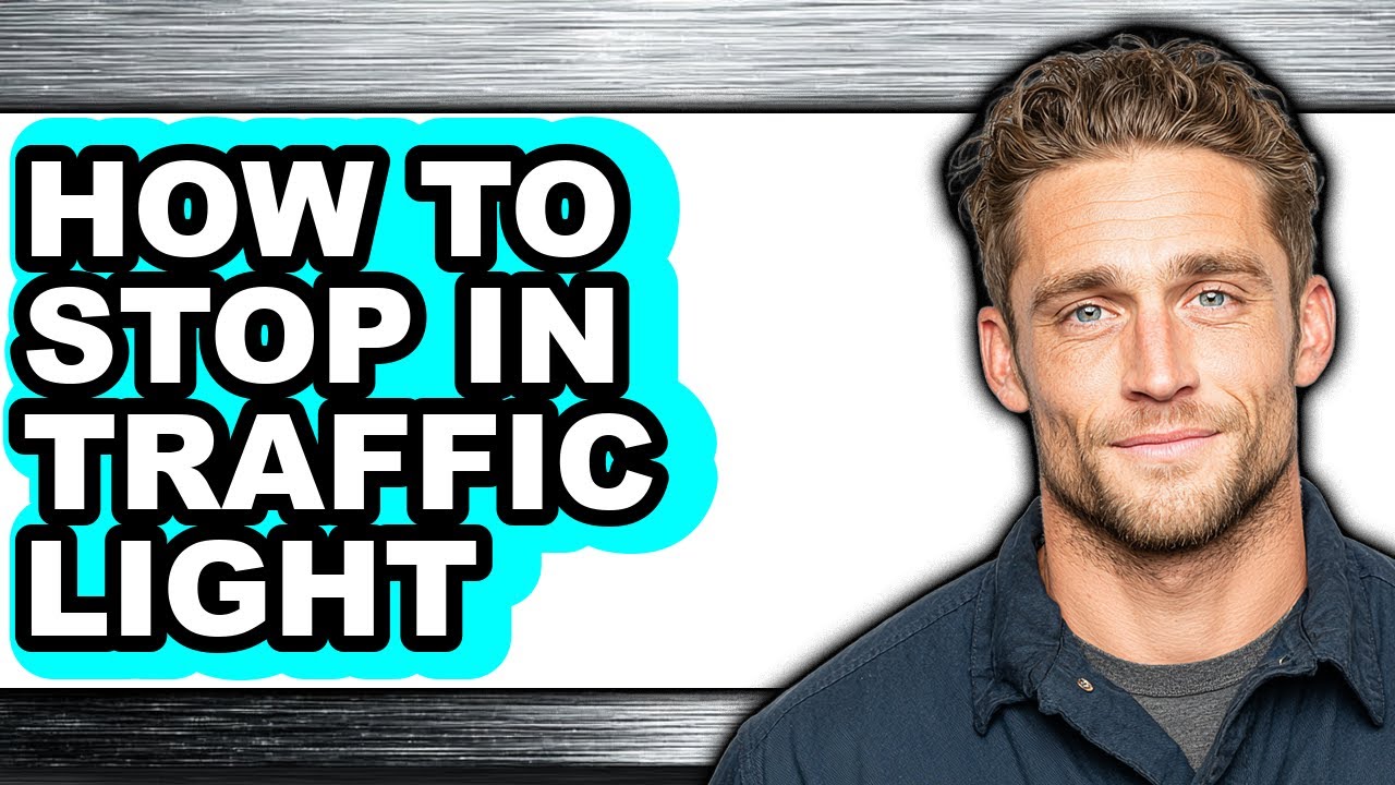 How to Stop in Traffic Light - Step by Step - YouTube