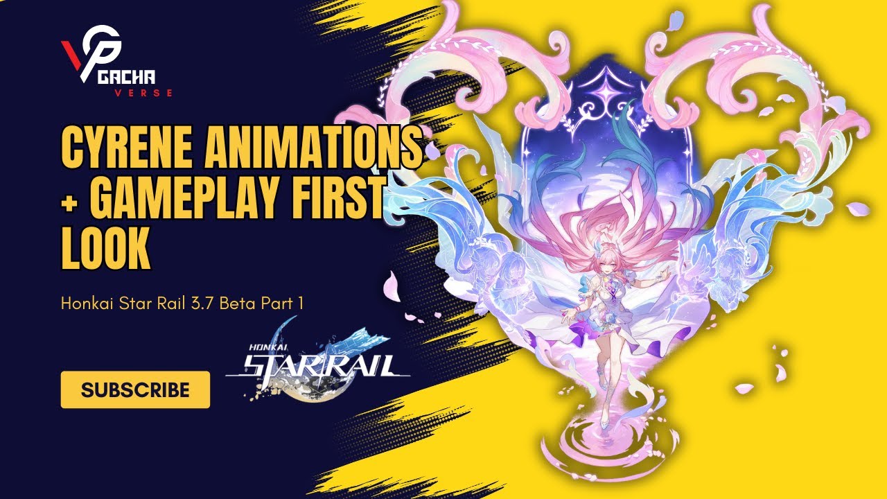 Cyrene Animations + Gameplay First Look | Honkai Star Rail 3.7 Beta ...