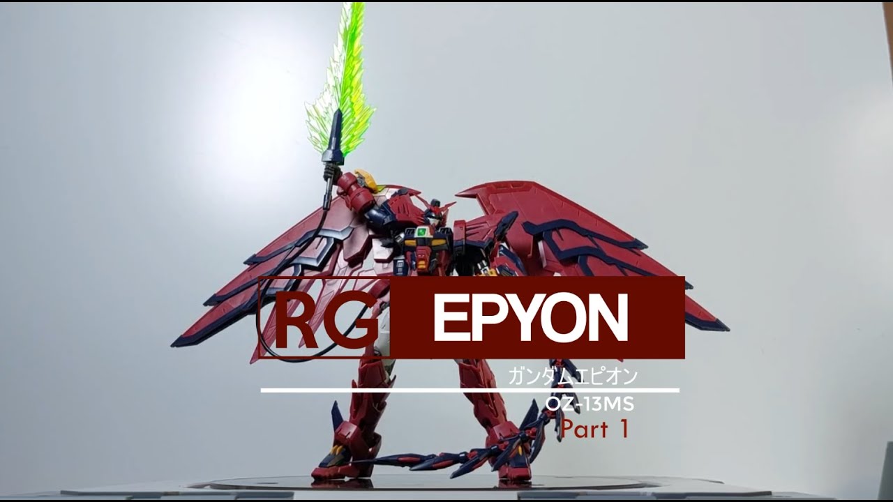 RG Epyon Build and Review part 1 - YouTube