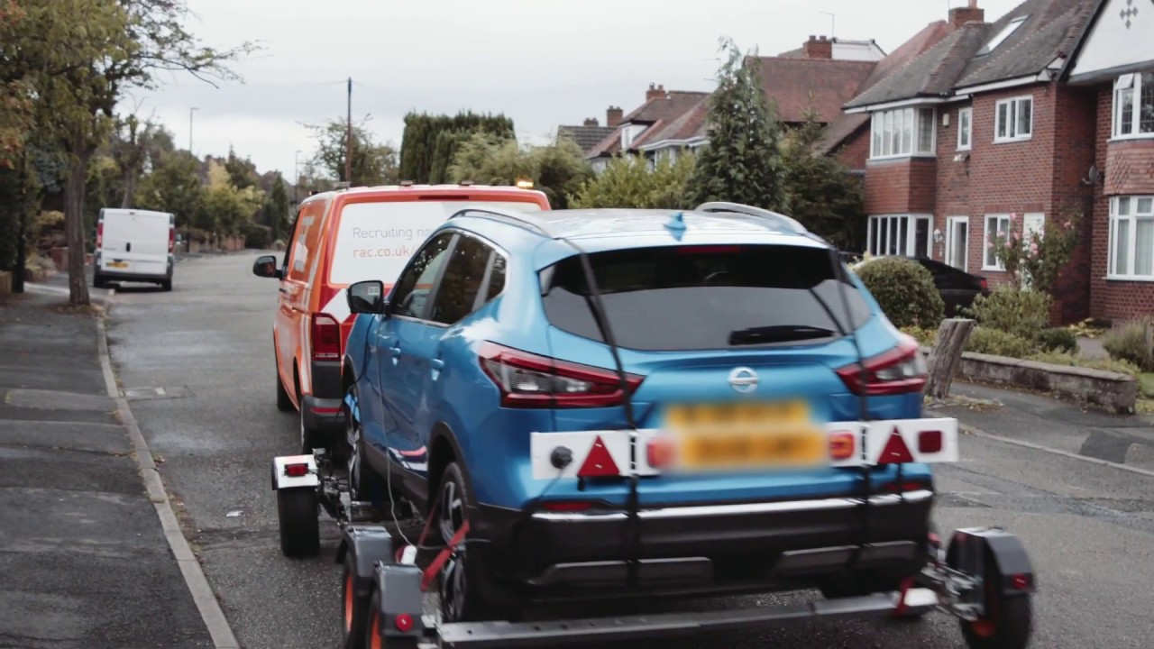 The RAC's 'All-Wheels-Up' rapid recovery trailer - YouTube