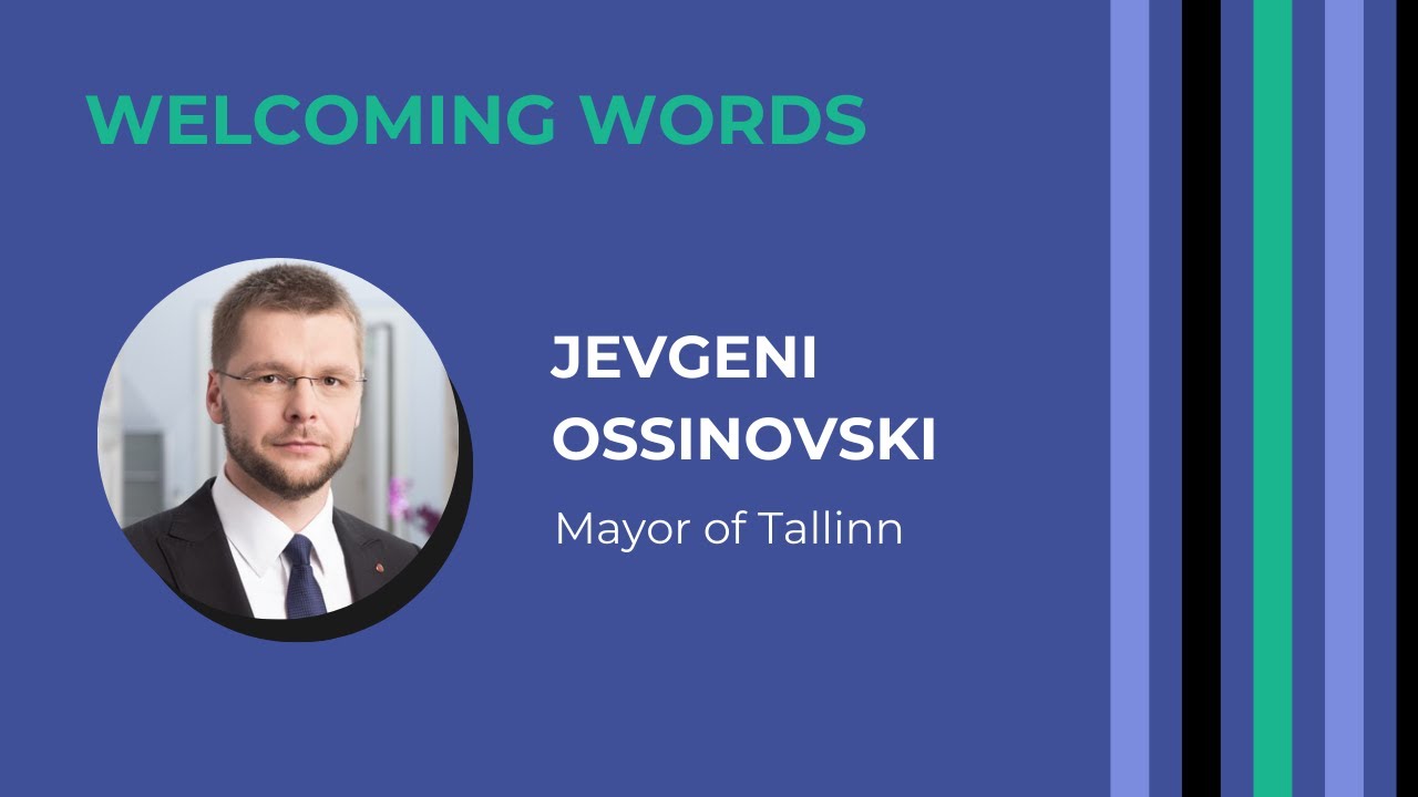 Welcoming words at Smart City Exchange Forum 2025. Jevgeni Ossinovski ...