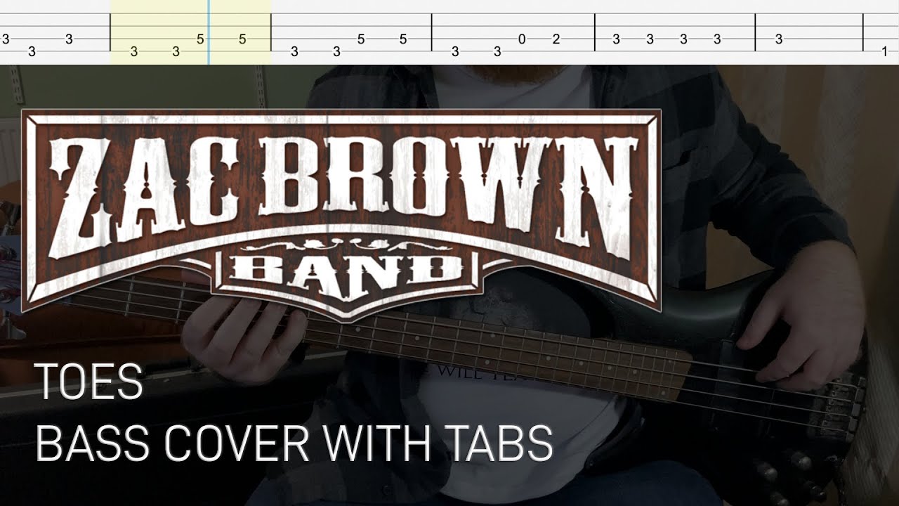 Zac Brown Band - Toes (Bass Cover with Tabs) - YouTube